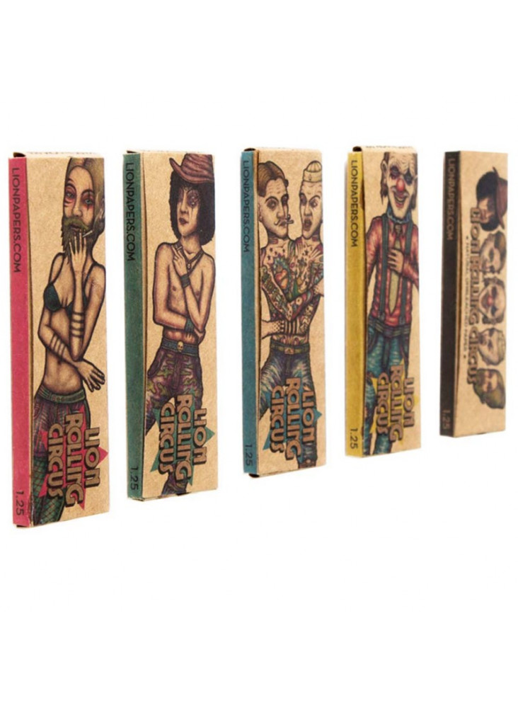 Lion Rolling Circus Unbleached Papers (1 1/4) im GHODT Online Headshop